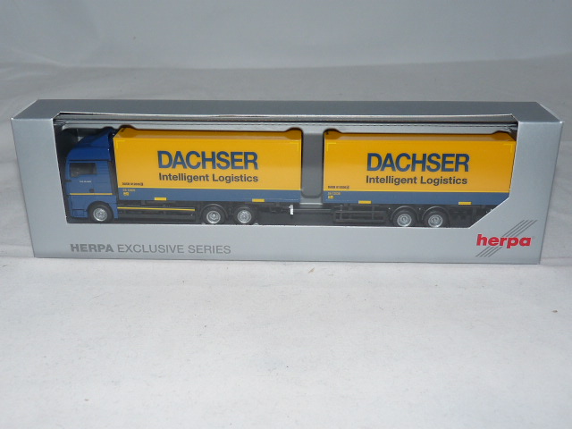 herpa 941846 MAN TGX XLX TandemHz – Dachser Intelligent Logistics 1:87 ...