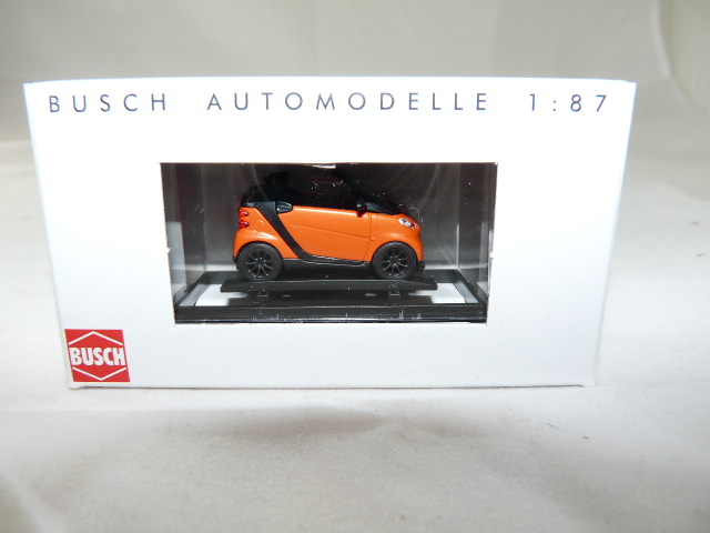 Busch 46133 Smart Fortwo 2007 Cabrio orange 1:87 NEU + OVP ...