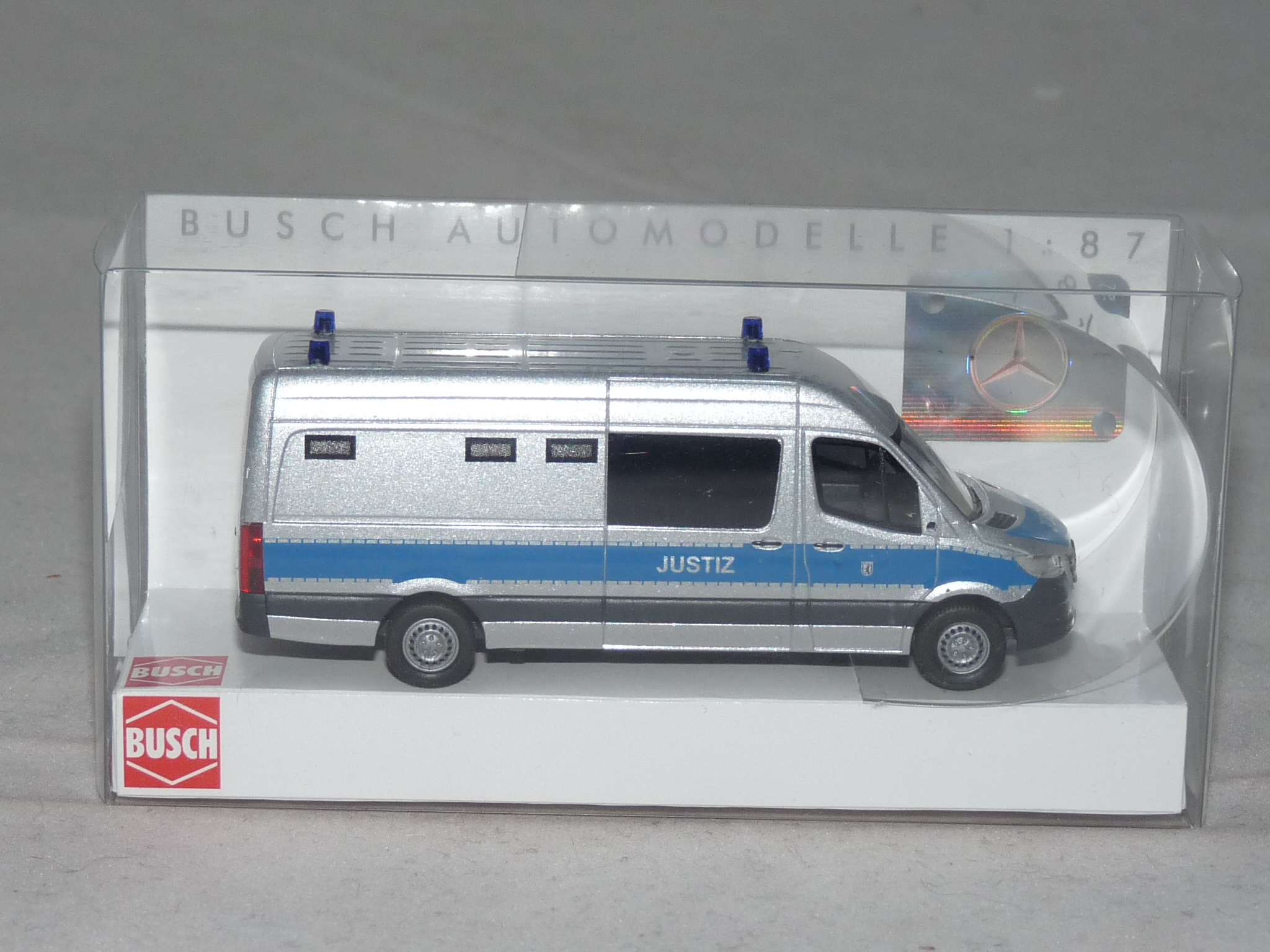 Busch 52611 Mercedes-Benz Sprinter Justiz 1:87 NEU + OVP – Modellautos ...