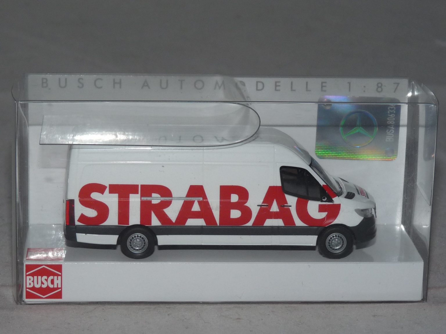 Busch 52622 Mercedes-Benz Sprinter Strabag 1:87 NEU + OVP – Modellautos ...