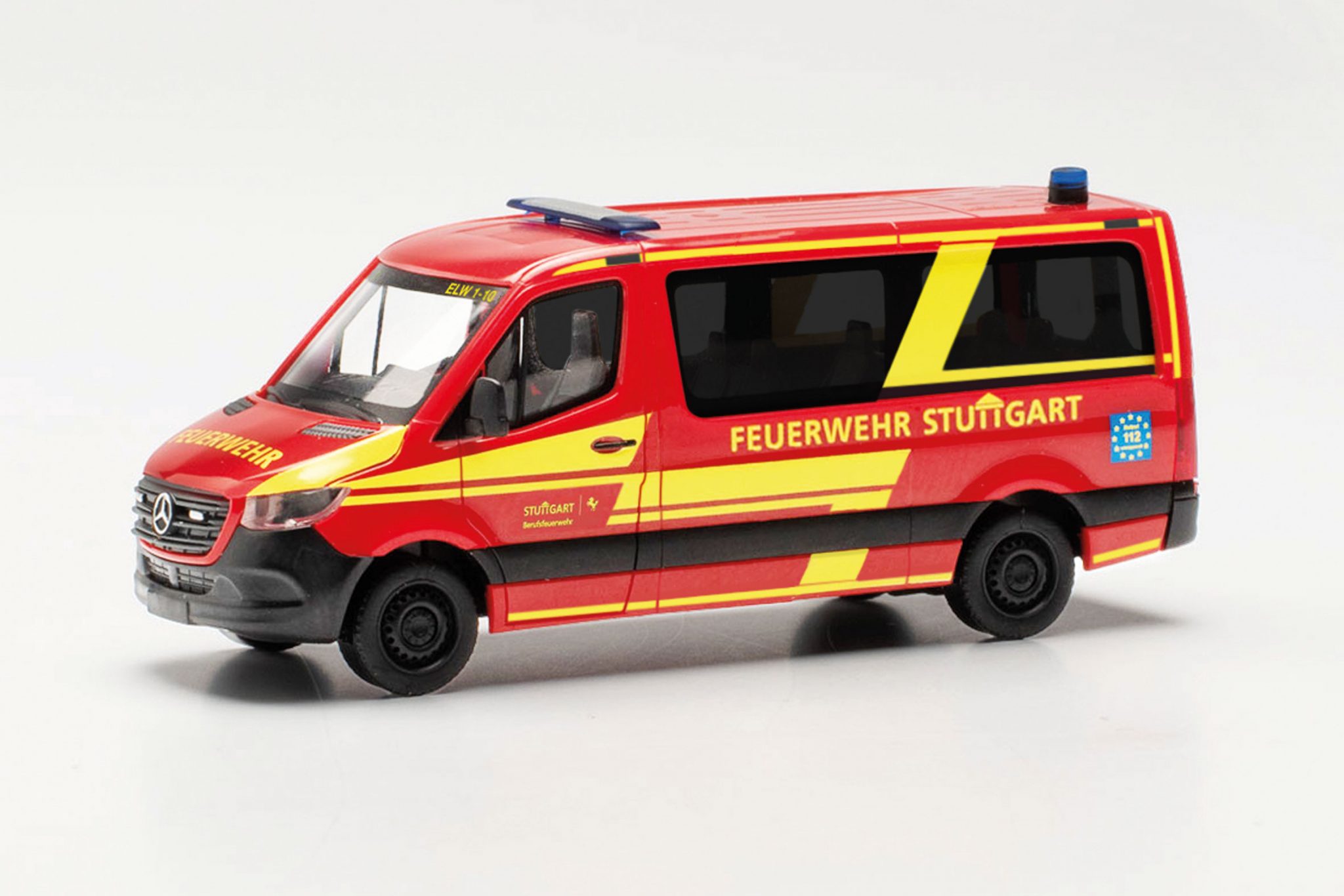 herpa 097345 Mercedes-Benz Sprinter ´18 Bus Flachdach Branddirektion ...