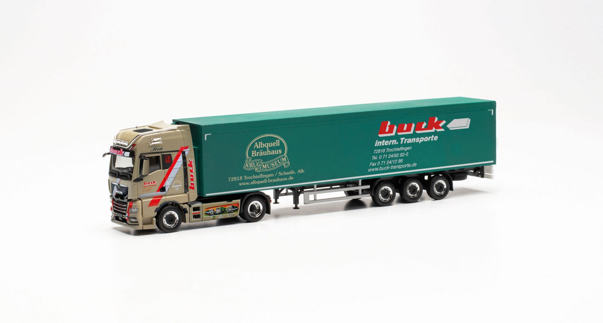 Vorbestellung herpa 316873 DAF XG+ Kühlkoffer-Sattelzug Templar ...