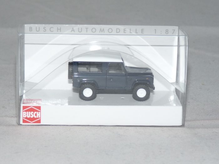 Busch 54300 Land Rover Defender ´90 – blau 1:87 NEU + OVP – Modellautos ...